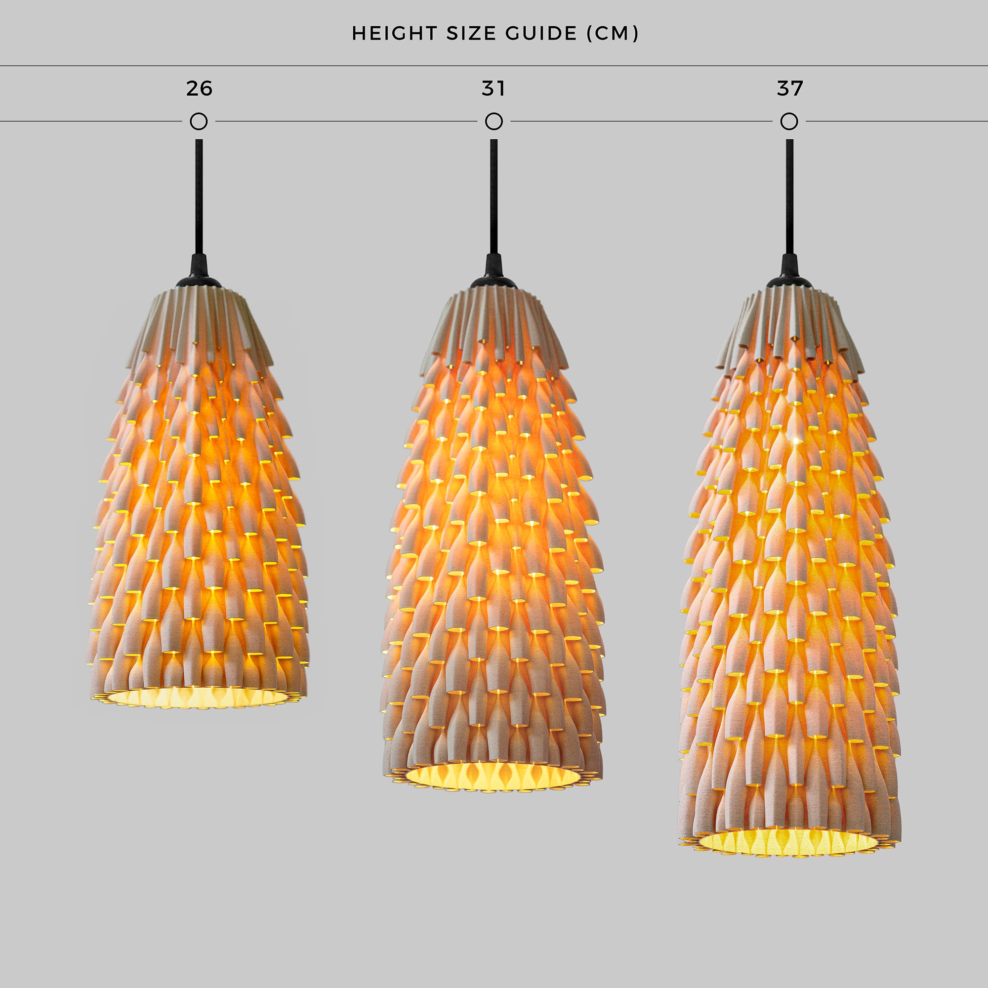 Armadillo Birch 3D Printed Hanging Pendant Lamp - Etsy
