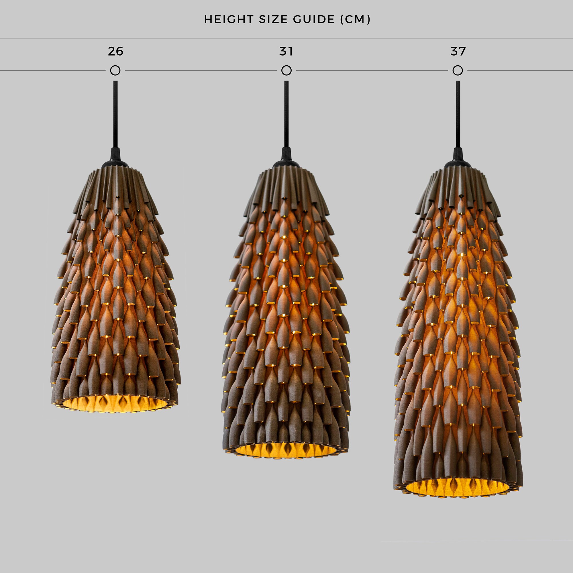 Armadillo Coconut 3D Printed Hanging Pendant Lamp - Etsy