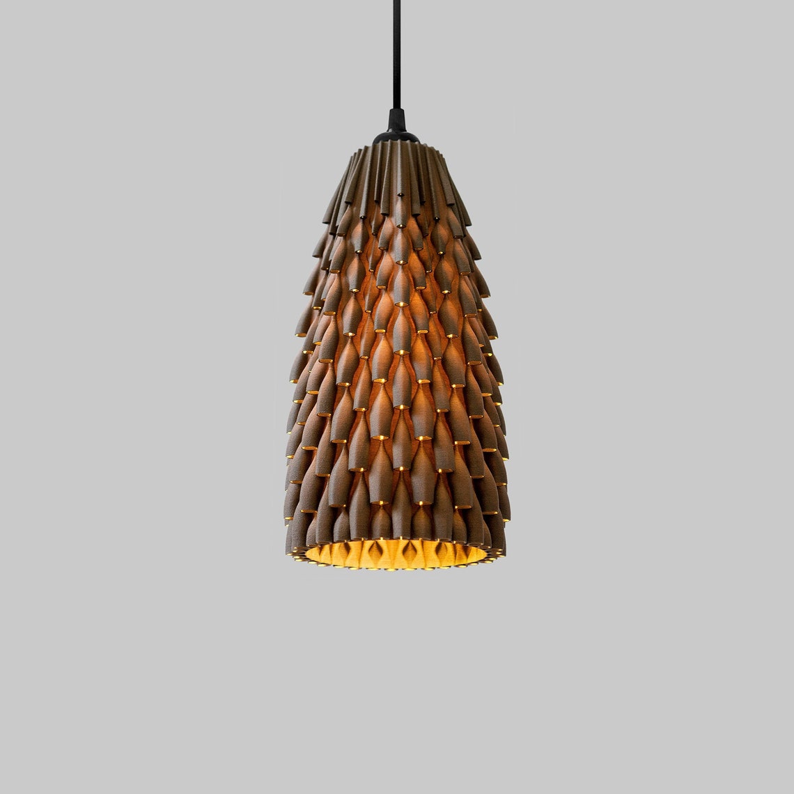 Armadillo Coconut 3D Printed Hanging Pendant Lamp - Etsy