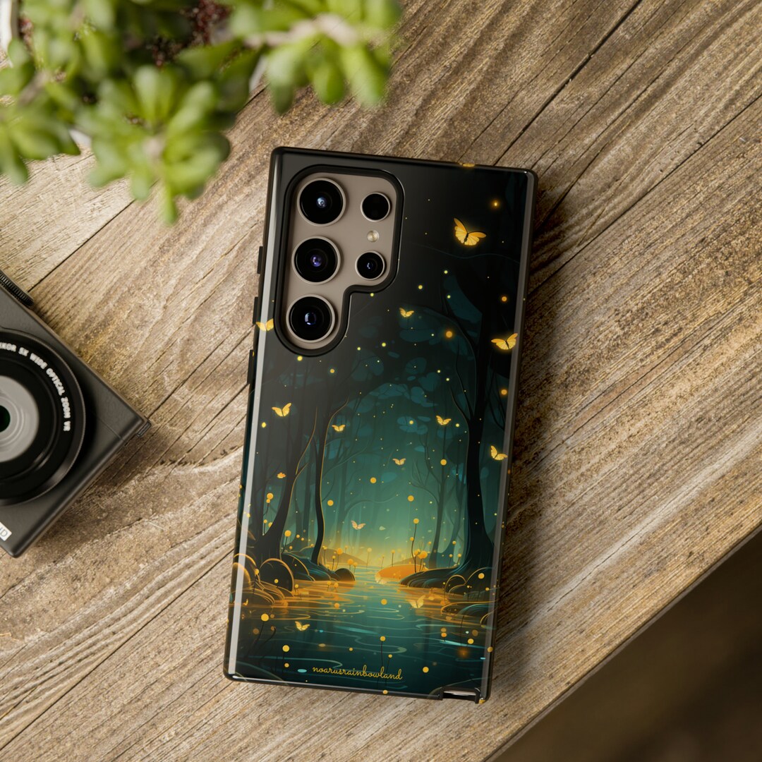 Magical Firefly Forest Fantasy Forest 2024 Tough Phone Case iPhone 15 ...