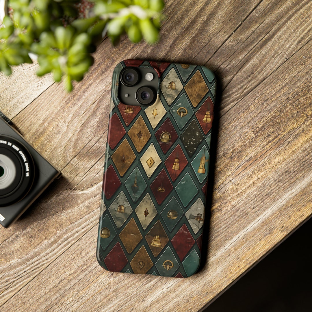 Aesthetic Magical Tiles Wizard Phone Case Apple iPhone 15, 14, 13, 12 ...