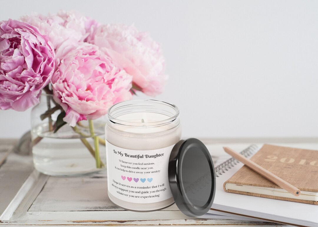To My Daughter Candle, Daughter Gift From Mom to Daughter, Soy Wax ...