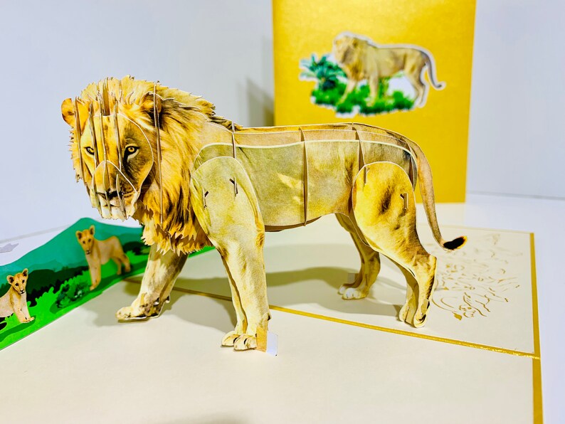 Lion - the King of the Jungle - Super Star Leo Created by Origami Pop ...