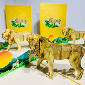 Lion - the King of the Jungle - Super Star Leo Created by Origami Pop ...
