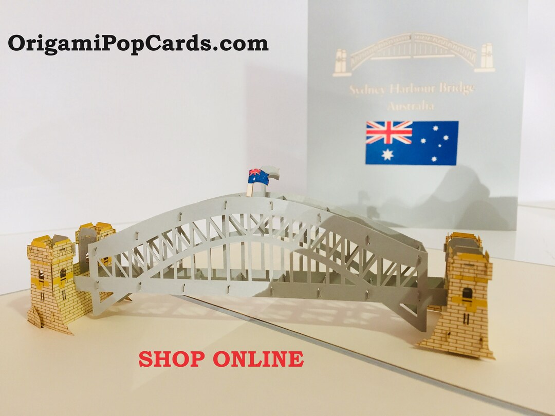 Sydney Harbour Bridge Card - Created by Origami Pop Cards Sydney ...