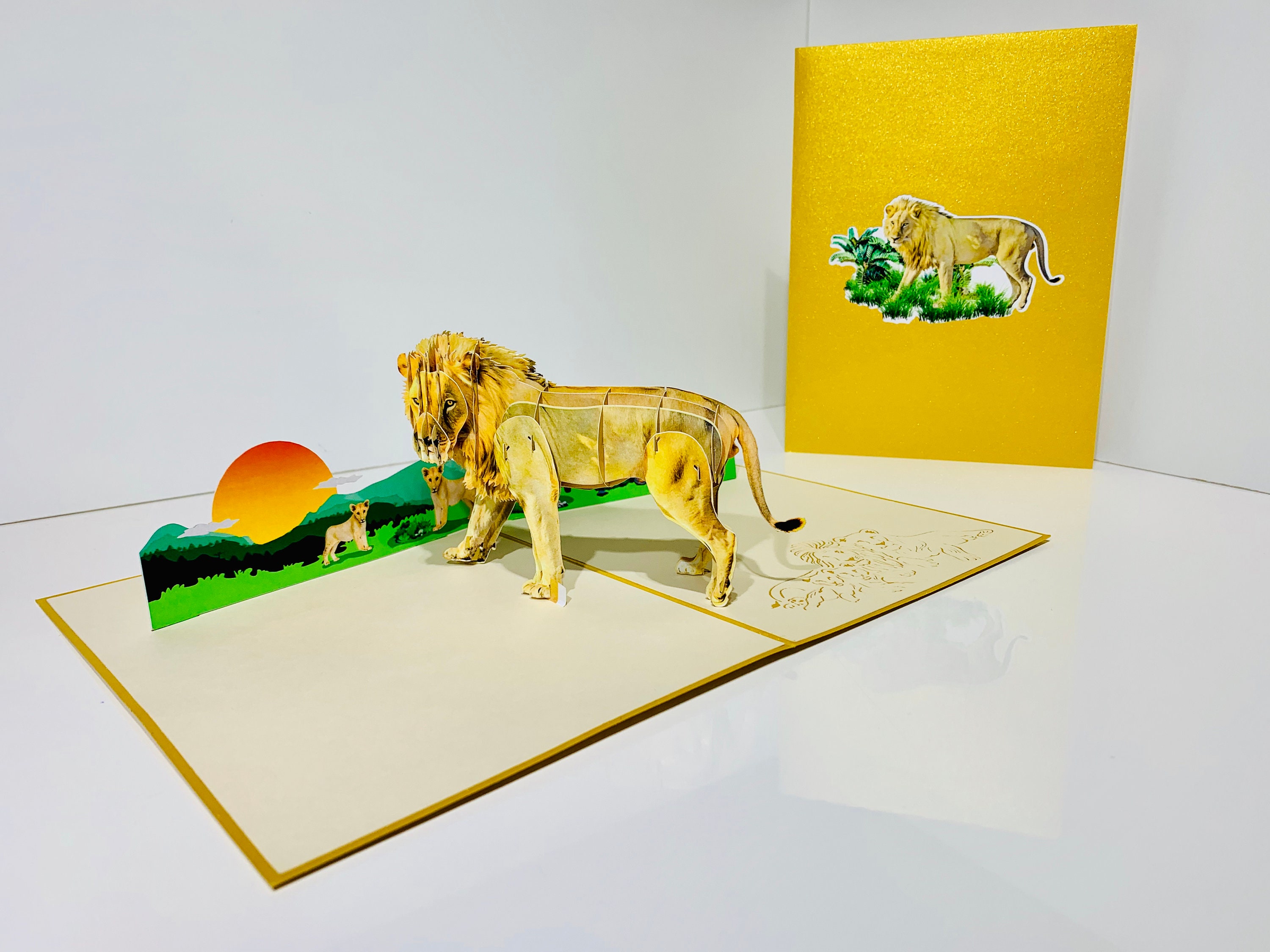 Lion - the King of the Jungle - Super Star Leo Created by Origami Pop ...