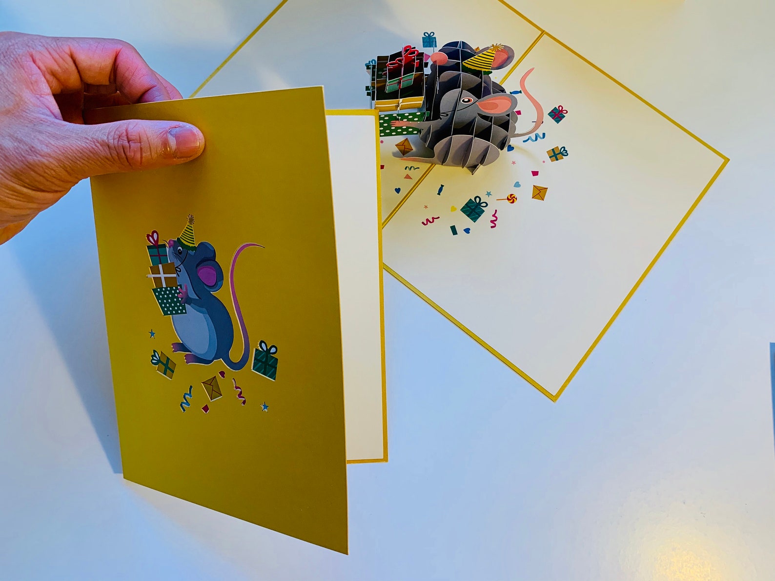 Cute Mouse BIRTHDAY Card - Created by Origami Pop Cards Sydney ...