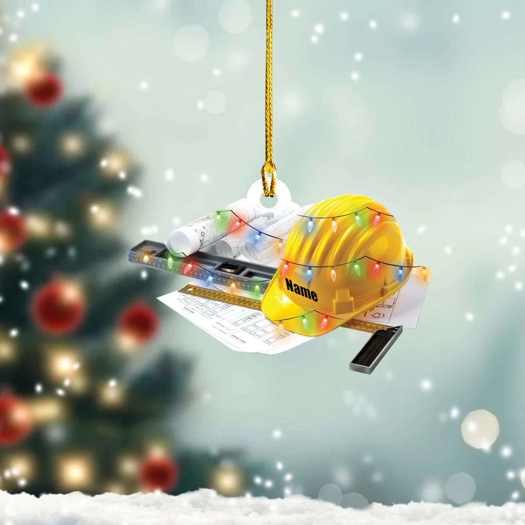 Architecture Helmet Tool Box Ornament Tool Chest Ornament - Etsy