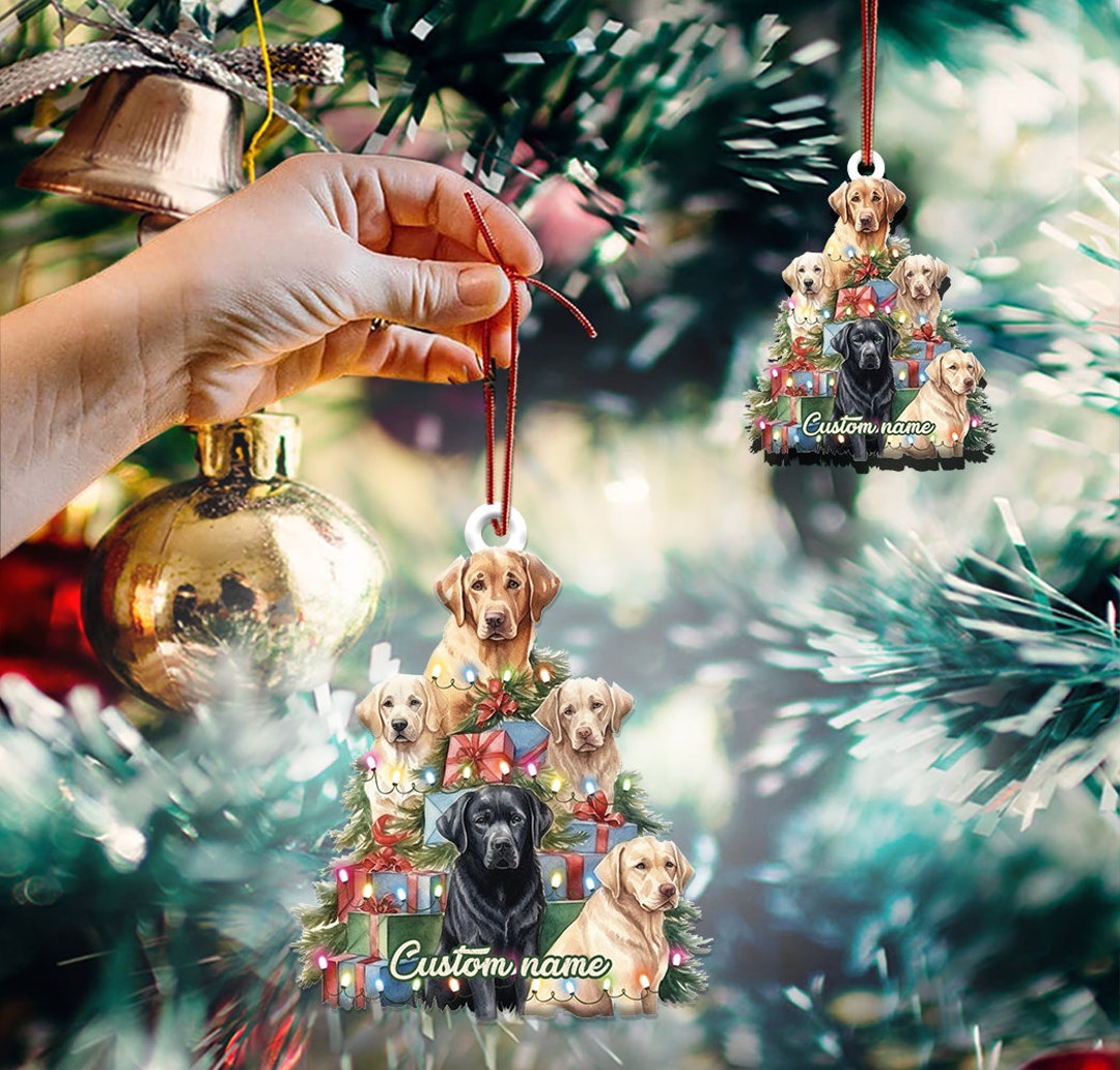 Labrador Retriever Dogs Tree Ornament Labrador Retriever Dogs - Etsy