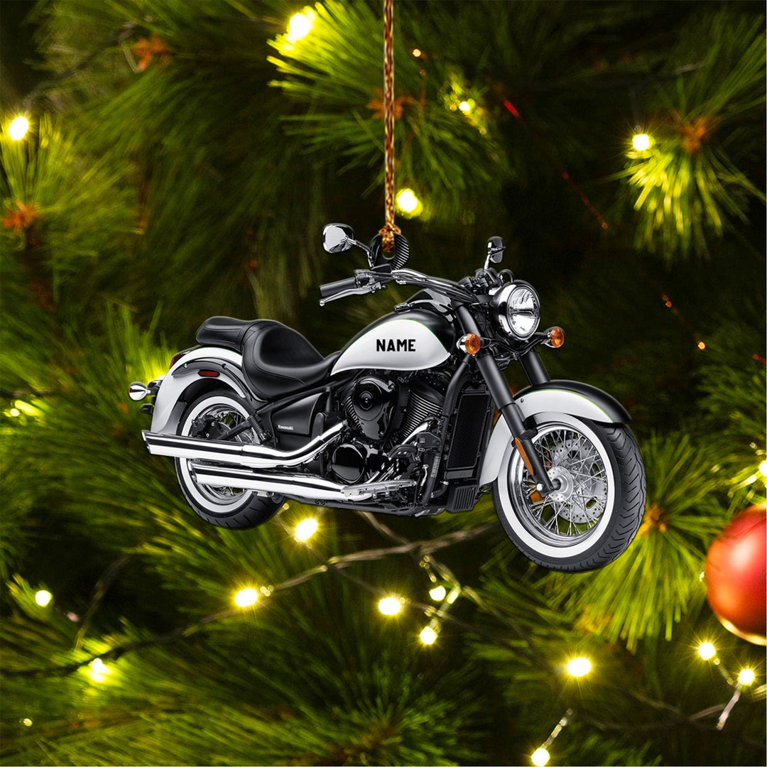 Personalized Motorcycle Christmas Ornament Gift for Motorcycle - Etsy