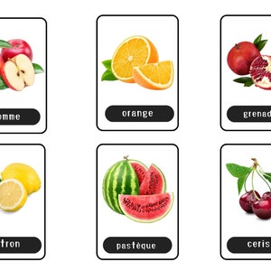 Includes 48 Printable Cards, Fruits Flashcards for Fun Education ...