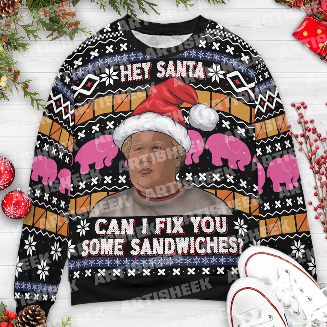 Sandwiches Santa Bad Santa Christmas Sweater Bad Santa Movie - Etsy