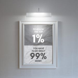 Masculine Wall Art, Gym Wall Decor, Office Poster for Men, Motivational ...