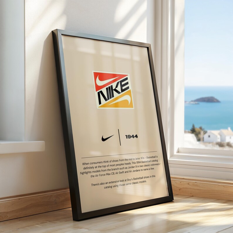Nike Vintage Poster , Nike Retro Poster, Nike Poster Digital Download ...