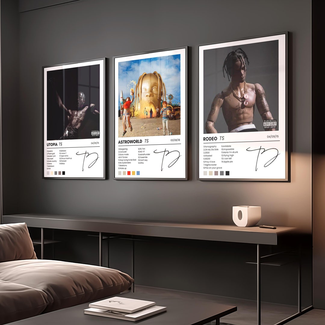 Travis Scott Poster Cover, Travis Scott Posters Printable, Travis Scott ...