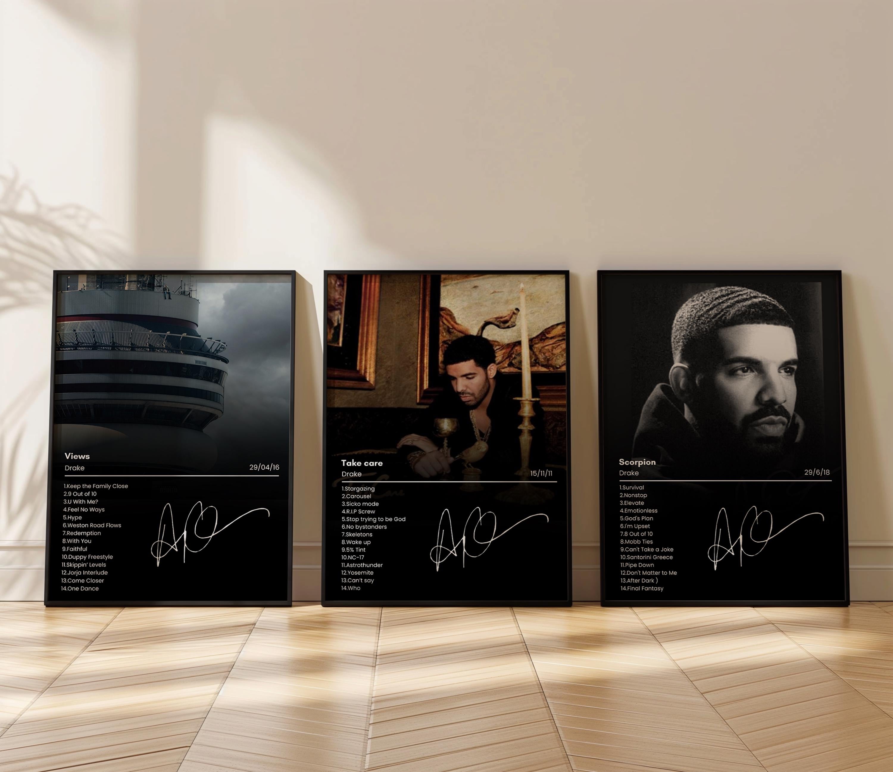 Drake Album Cover Poster, Vintage Drake Print, Music Cover Gift for Men ...