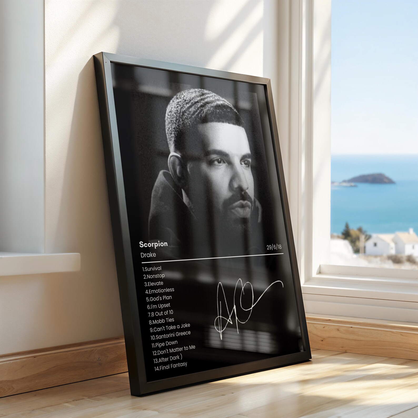 Drake Album Cover Poster, Vintage Drake Print, Music Cover Gift for Men ...