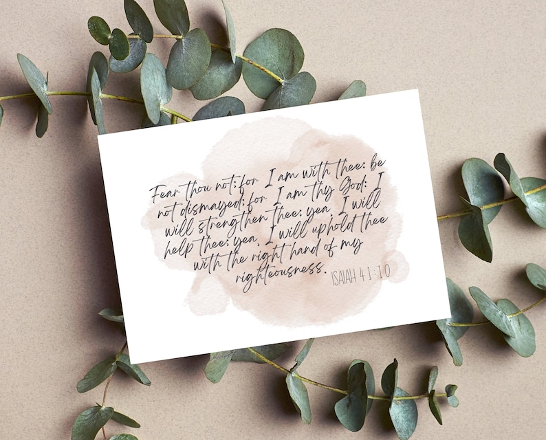 Watercolor Prayer and Scripture Cards - Set of 12 Printable Cards ...