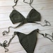 Knit Swimsuit Crochet Bikini Set 100% Cotton Swimsuit - Etsy