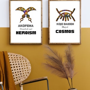 KOJO Baidenrays Wall Art Decor is an Elegant Adinkra Symbol - Etsy