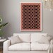 KOJO BAIDEN rays Brown and Black, Adinkra Symbol Wall Art Decor ...