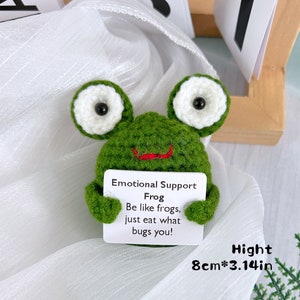 Crochet Emotional Support Animal: Handmade Bunny, Pig, Frog, Easter ...