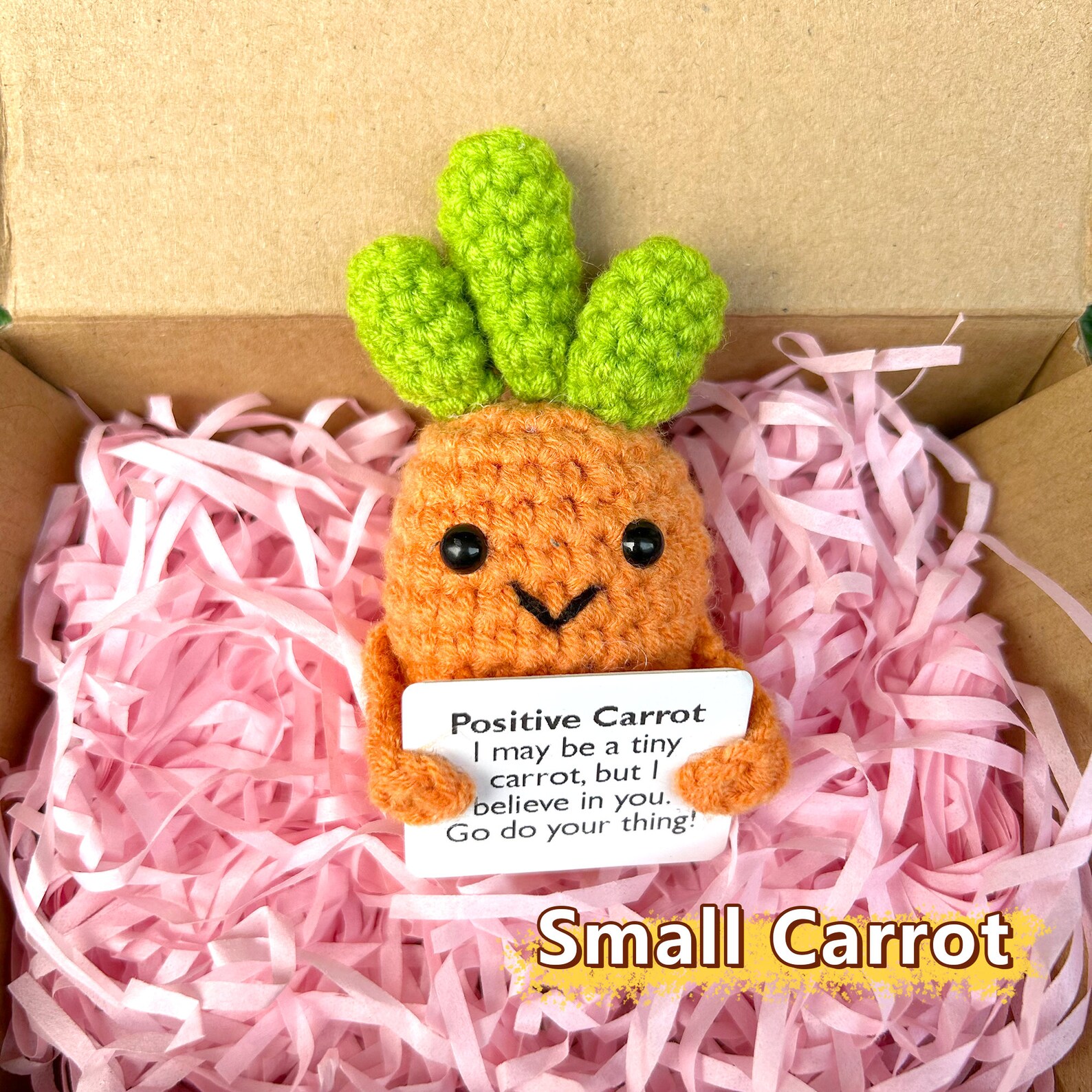 Crochet Carrot-positive Vegetables Gift-crochet Positive Broccoli-baby ...