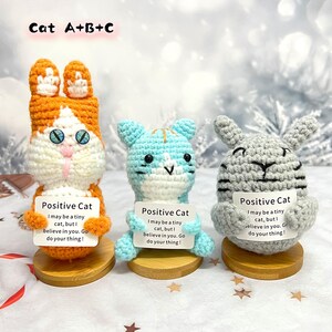 Crochet Cat & Mouse Set: Handmade Emotional Support Animals - Etsy
