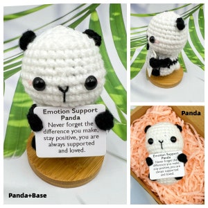 Crochet Animals Emotional Support Gift, Crochet Bear/panda/tiger ...