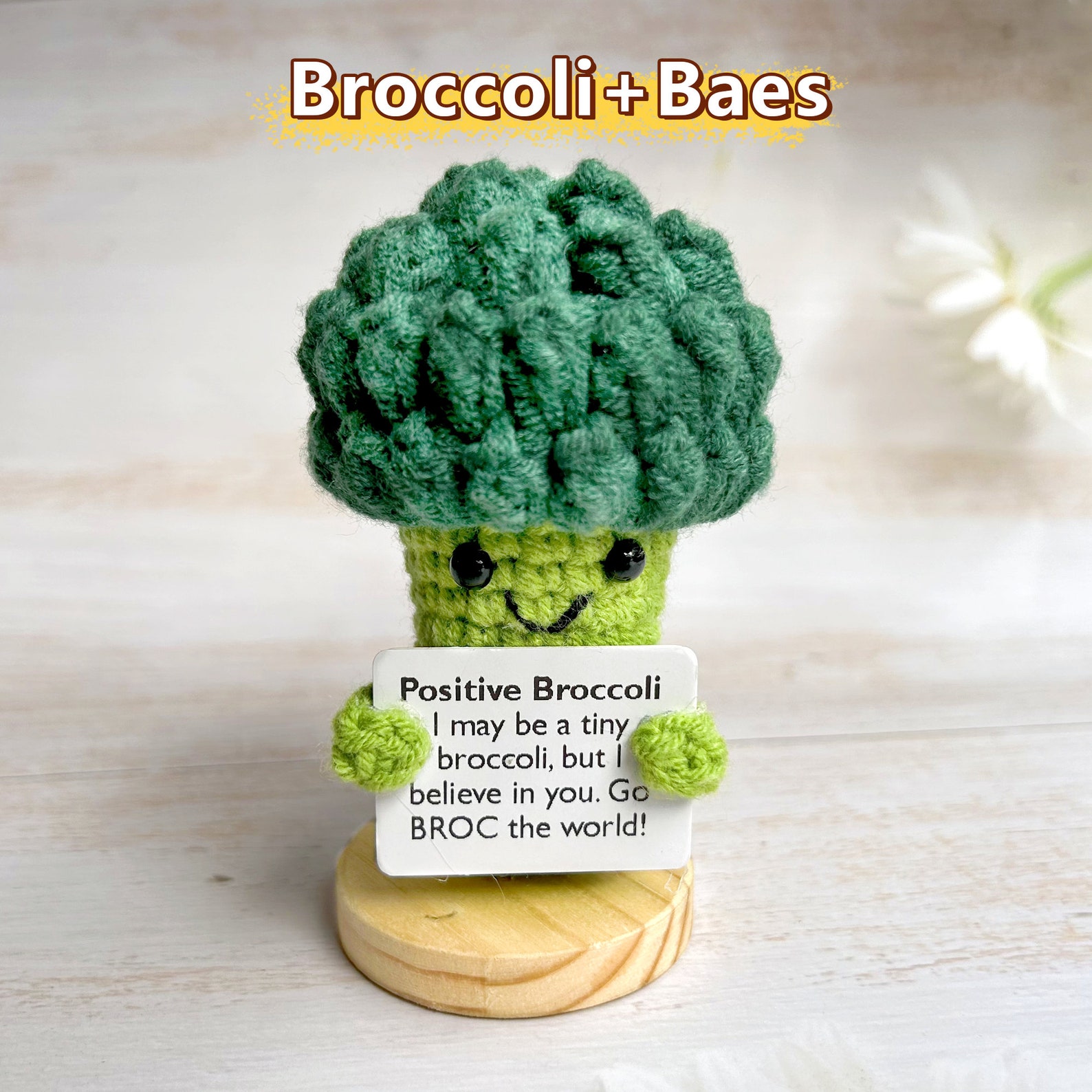 Crochet Carrot-positive Vegetables Gift-crochet Positive Broccoli-baby ...