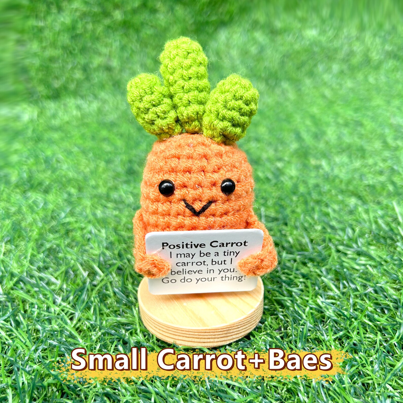 Crochet Carrot-positive Vegetables Gift-crochet Positive Broccoli-baby ...