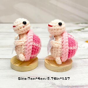 Cute Crochet Turtle Gift,emotional Support Turtle,positive Turtle ...