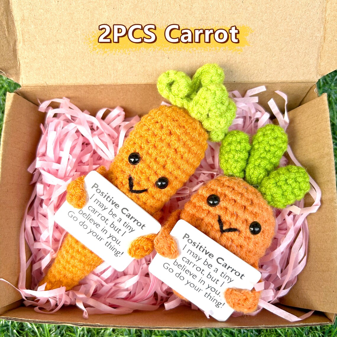 Crochet Carrot-positive Vegetables Gift-crochet Positive Broccoli-baby ...