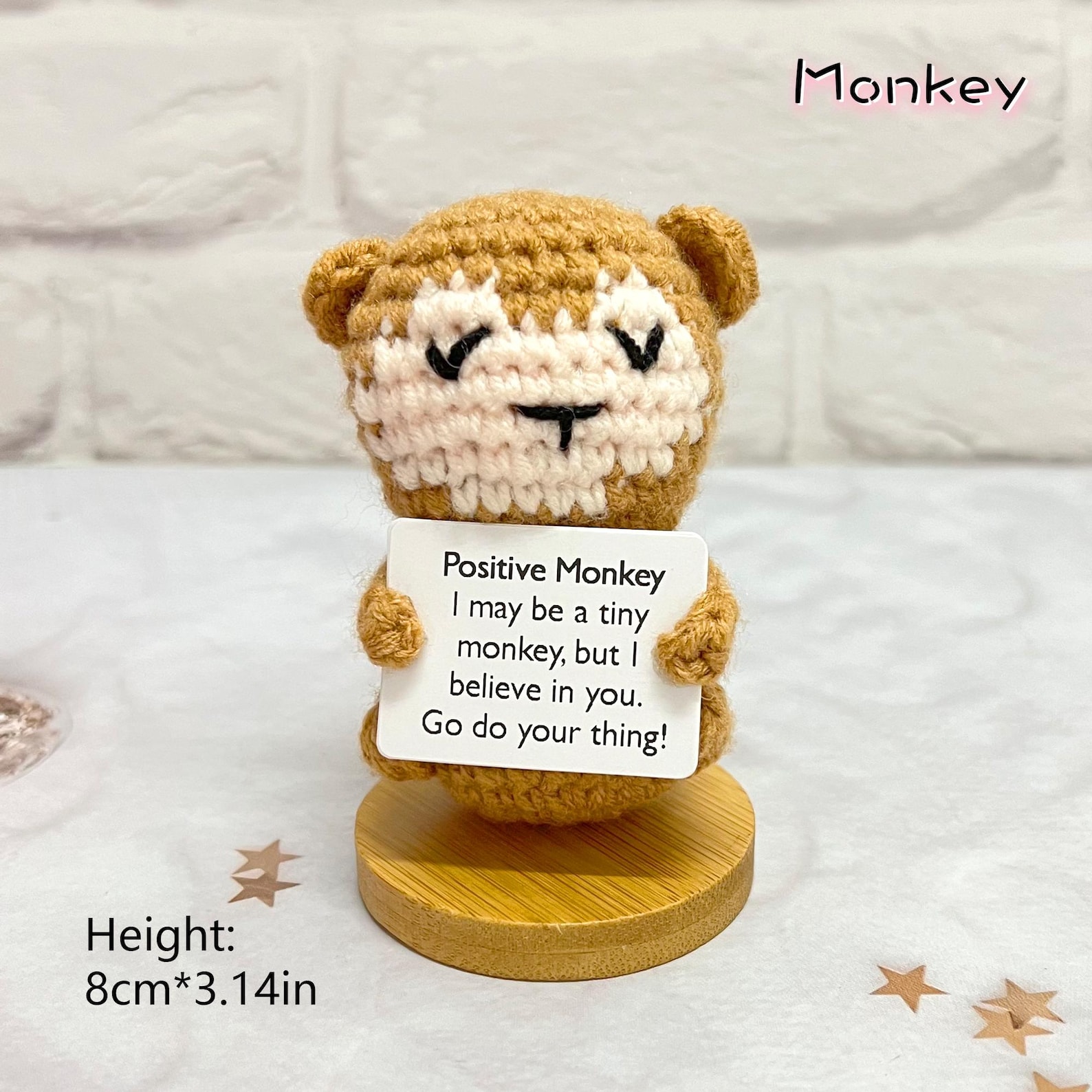 Crochet Magic Pig,crochet Positive Monkey,crochet Emotional Support Bee ...