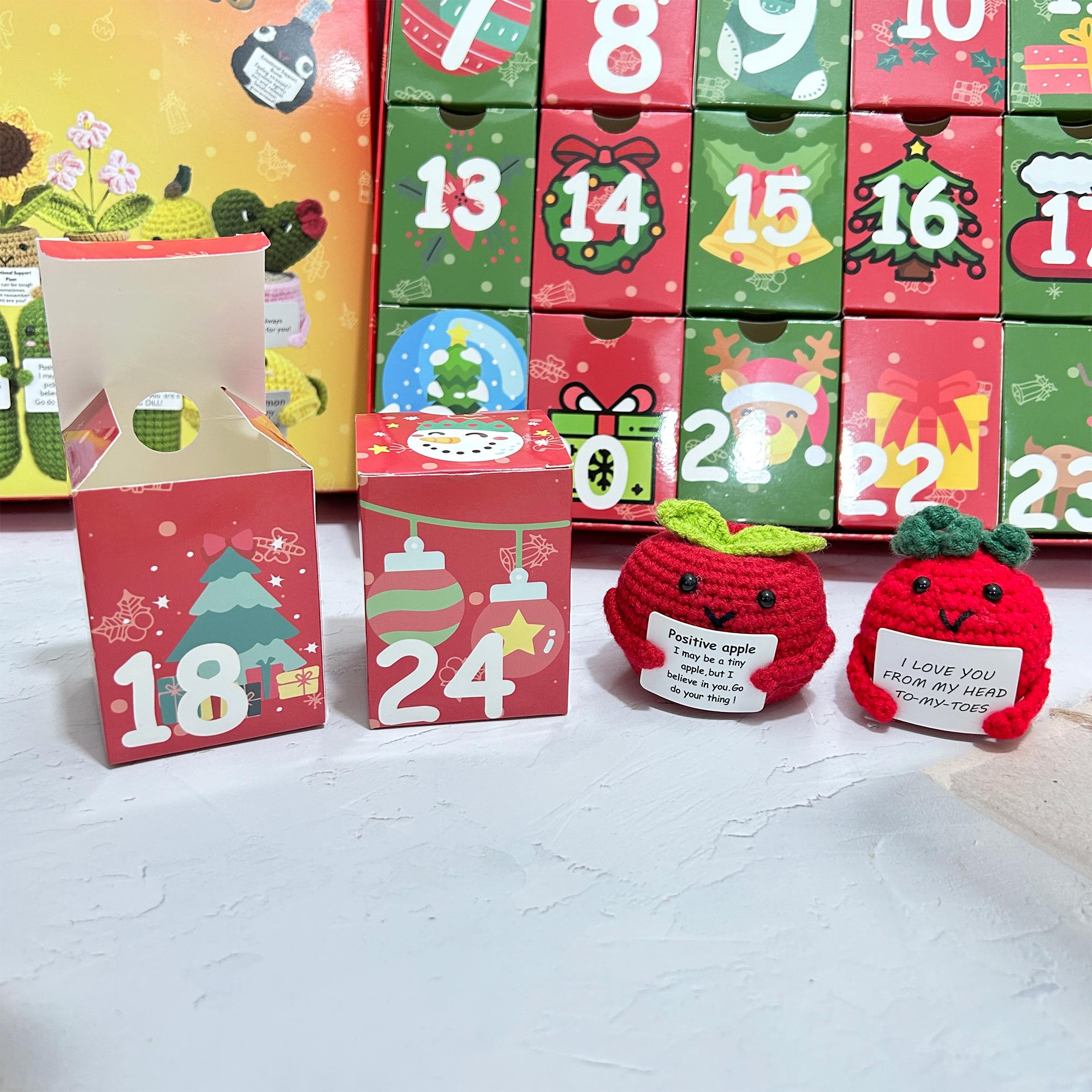 Emotional Support Advent Calendar 2025, Countdown 24 Day Crochet Blind ...