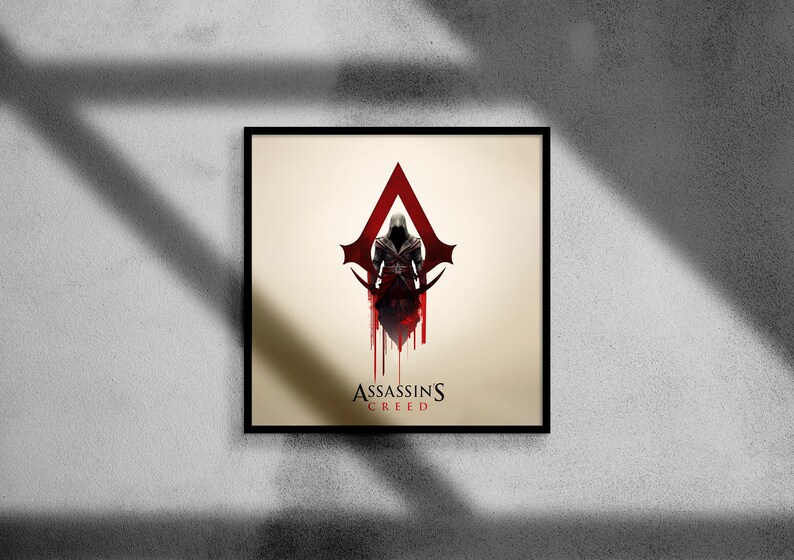 Assassin's Creed Minimalist Poster Gaming Poster for Wall - Etsy