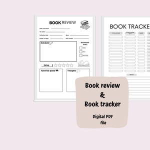Printable Book Review Worksheet | Kids & Adults Reading Log ...