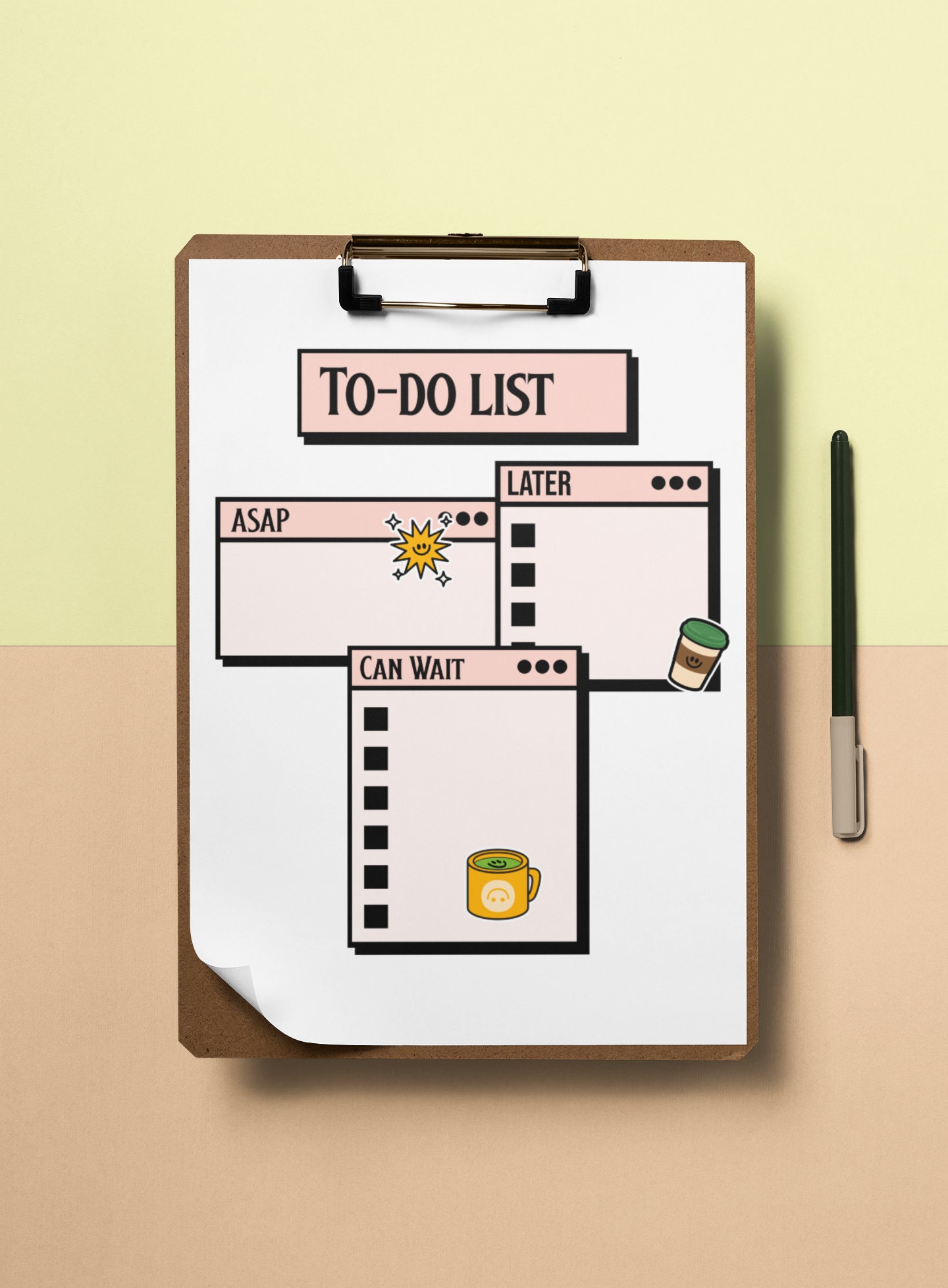 To Do List Printable Digital PDF. Non Editable Non-fillable to Do List ...