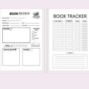 Printable Book Review Worksheet | Kids & Adults Reading Log ...