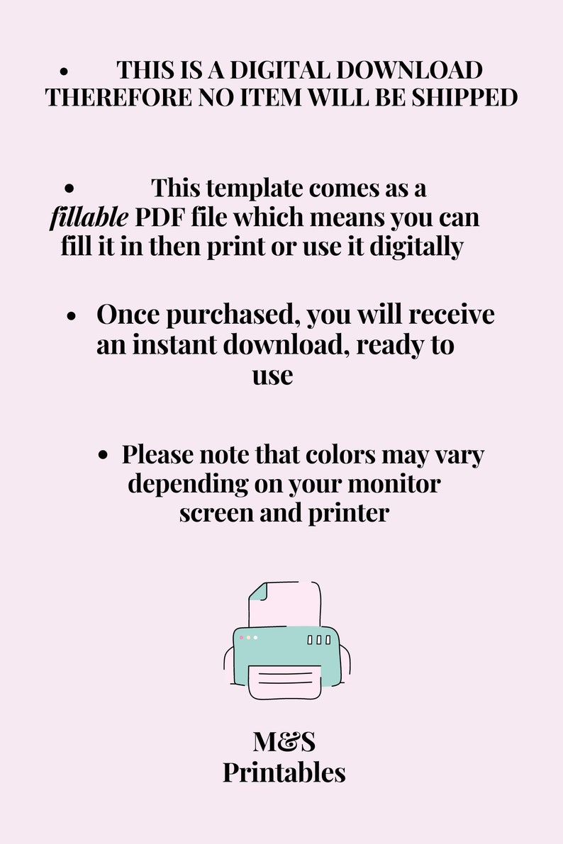 Meal Planner Fillable Digital PDF Weekly Meal Planner A4 / - Etsy Australia