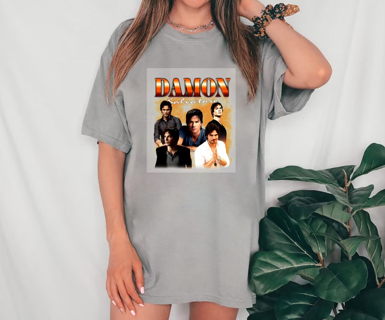 Comfort Colors® Retro Damon Salvatore Shirt-damon Salvatore Sweatshirt ...