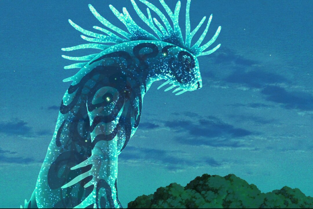 Night Walker Princess Mononoke Throw Blanket Grid - Etsy