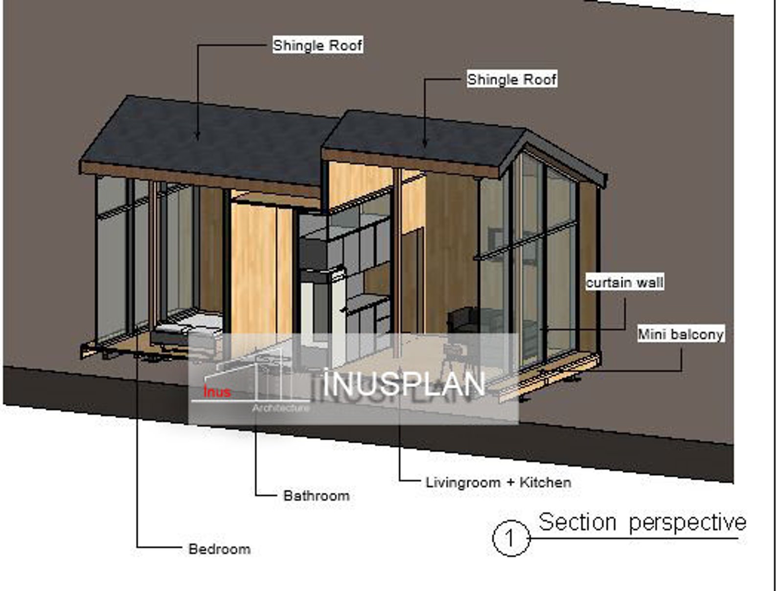 Cozy 394 Ft2 Cabin House Plan - Small DIY Cabin Design | Downloadable ...
