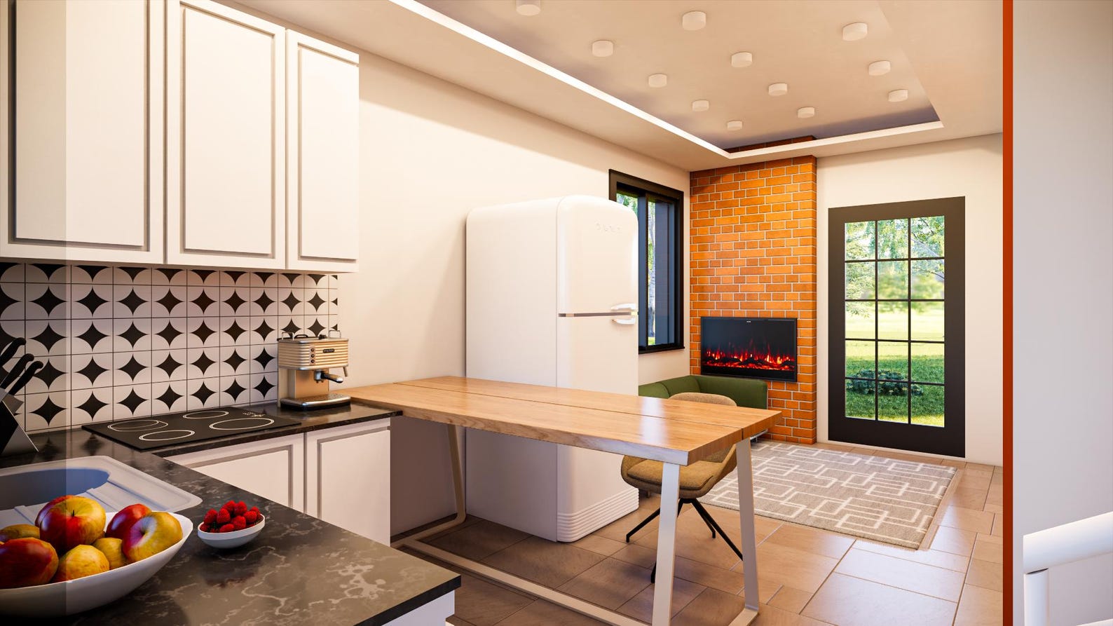 Modern Multi-family Home Plan: 3-unit Duplex With Garden (PDF & DWG) - Etsy