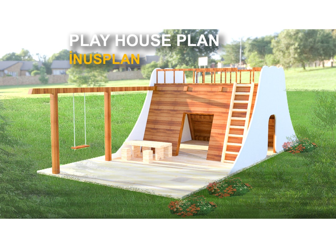 Play House Plan Vith Organic Design,the Best Kit Play House Design ...