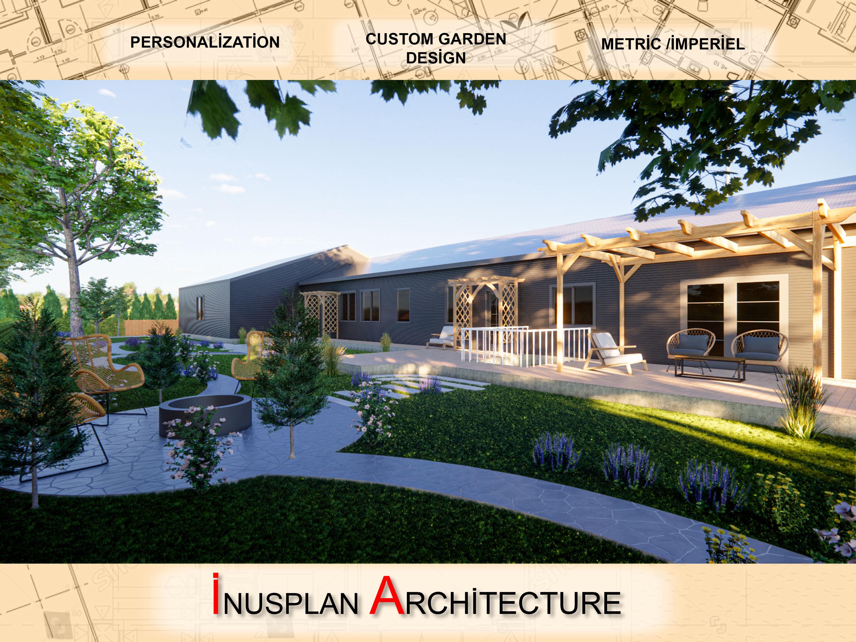 Online Garden Design & 3D Rendering | Downloadable Landscape Plans for ...