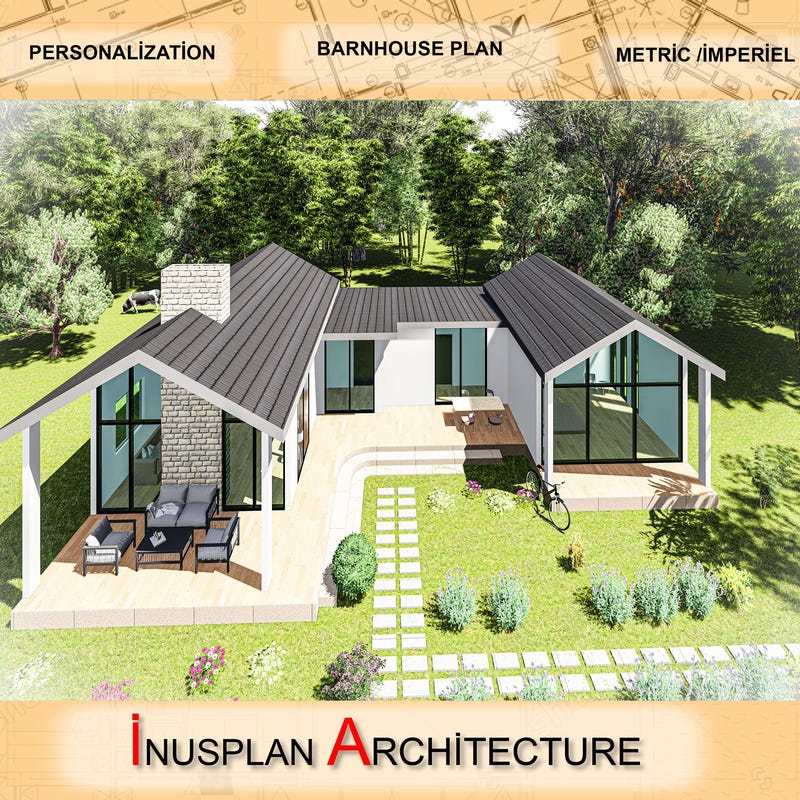 Tm Studio House Plans - Etsy