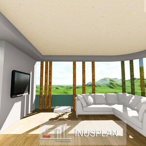 Triplex Villa Plan With Wood Cladding: Custom Villa Design (PDF & Dwg ...