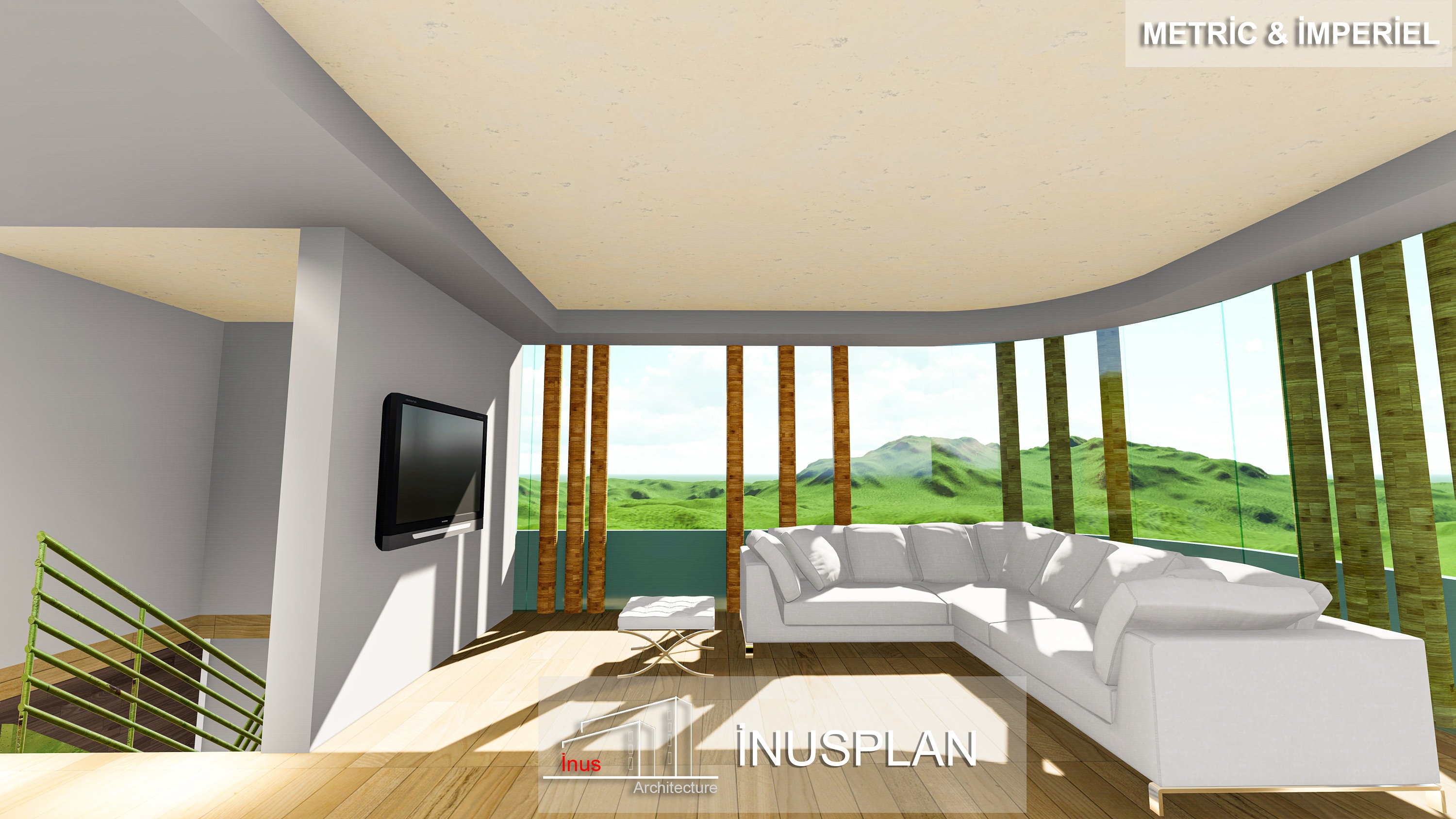 Triplex Villa Plan wood Cladding, Concept Villa Design, Custom Villa ...