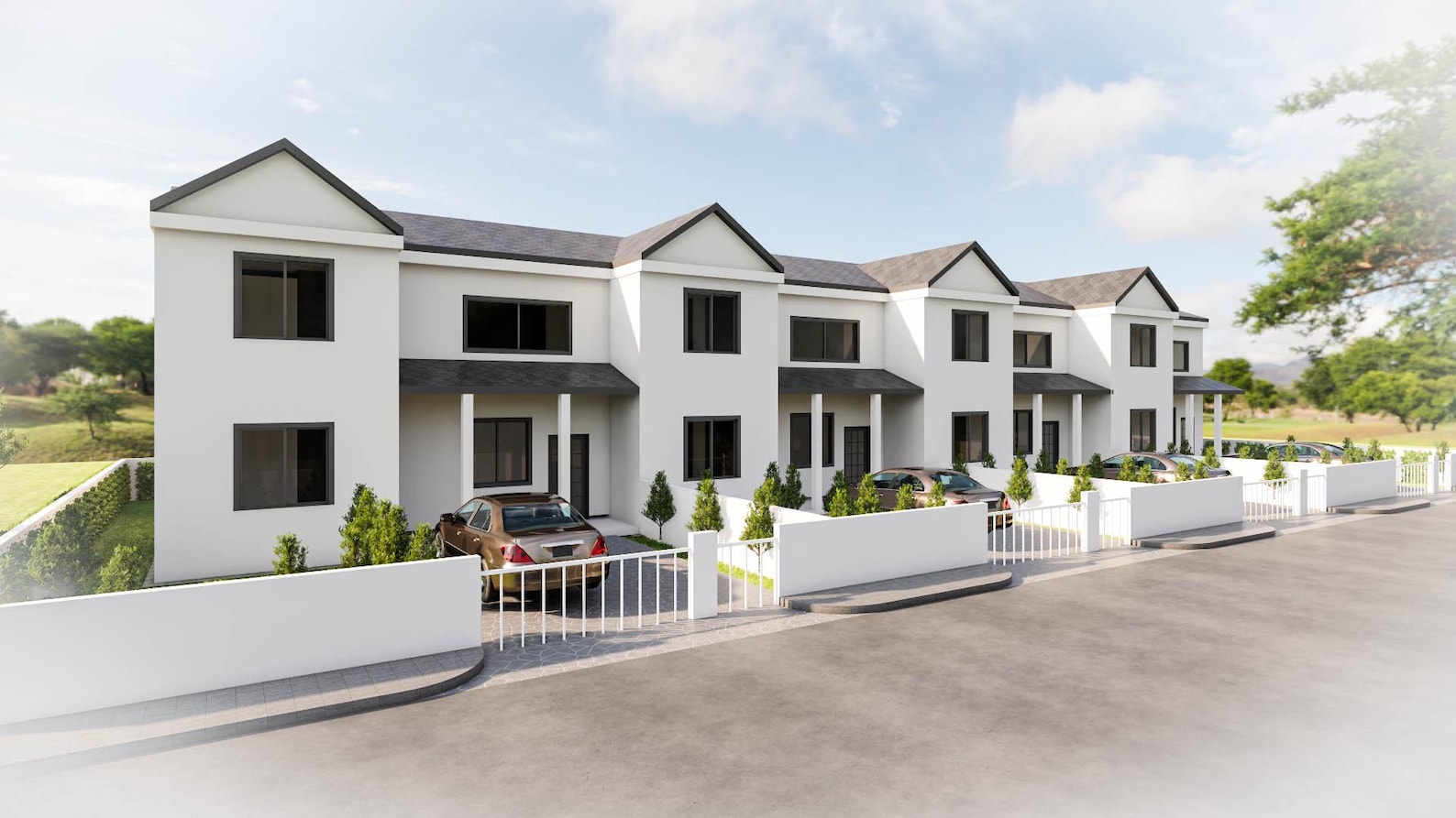 Modern 4-plex Home Plan: 5 Bedroom Multi-family Design (PDF & DWG) - Etsy